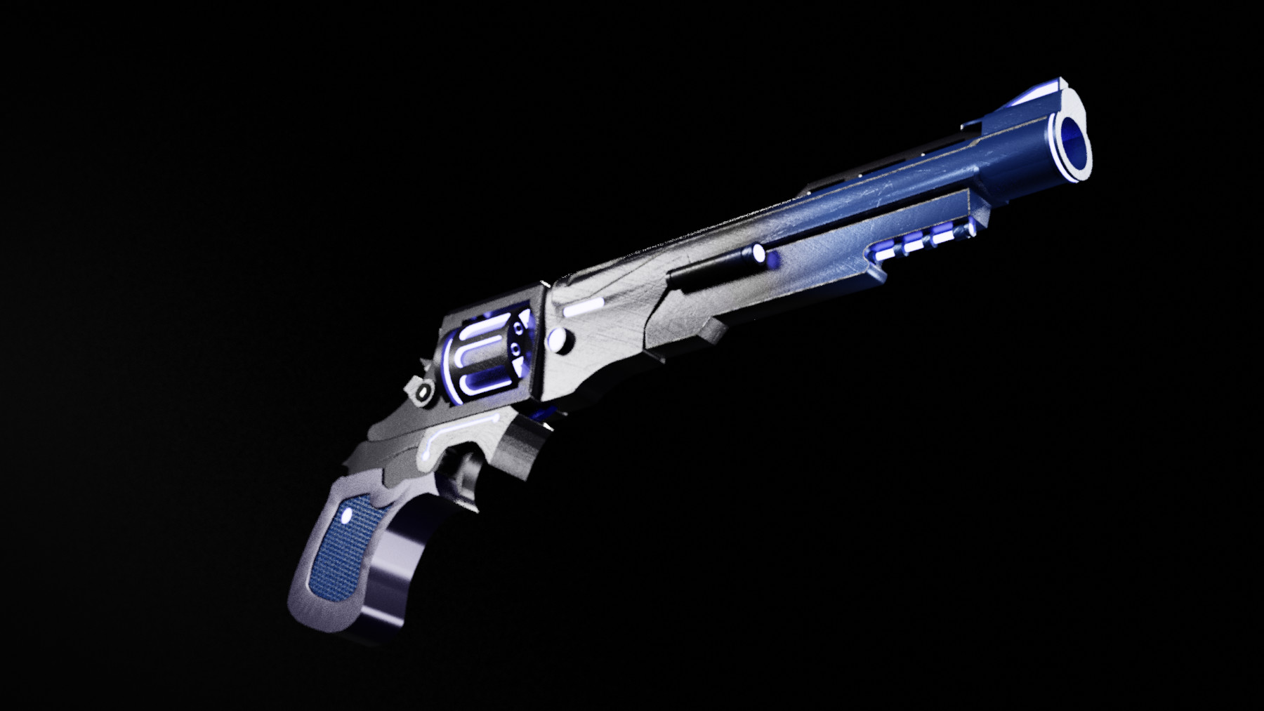 ArtStation - Sci-fi Gun 3D model | Resources