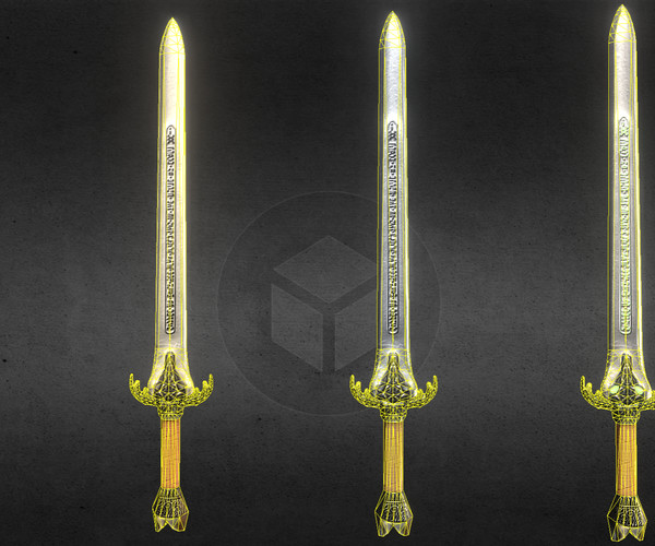 ArtStation - Baphomet-Sword | Game Assets