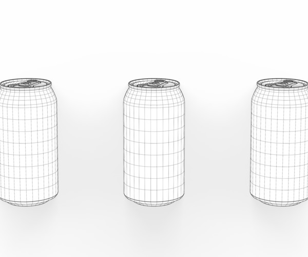 ArtStation - Set of Coca Cola Cans - Classic, Zero, Diet Coke Sodas ...