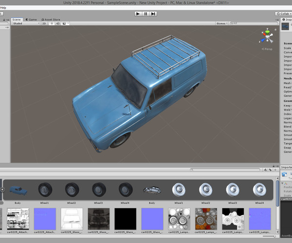 ArtStation - Classic British Car PBR | Resources