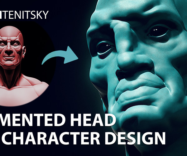 ArtStation - Segmented Head for Quick Character Design | Resources