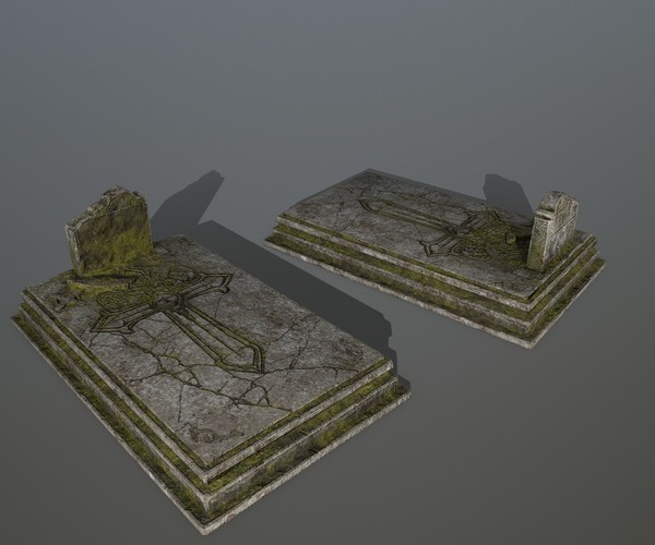 ArtStation - tombstone set | Game Assets