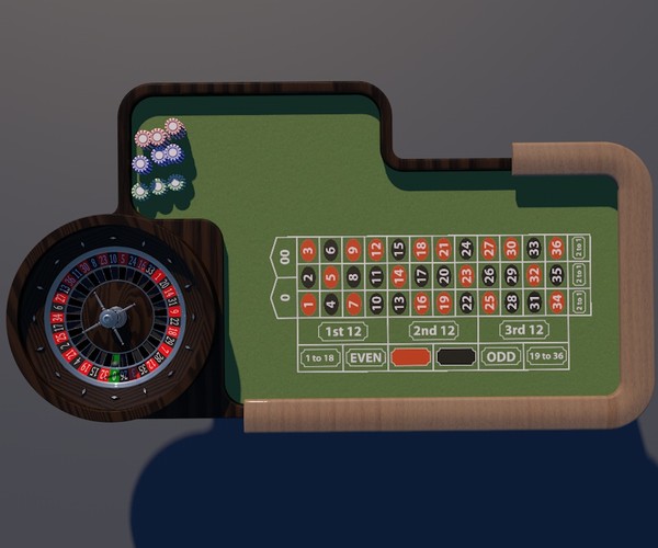 ArtStation - Roulette Table | Game Assets