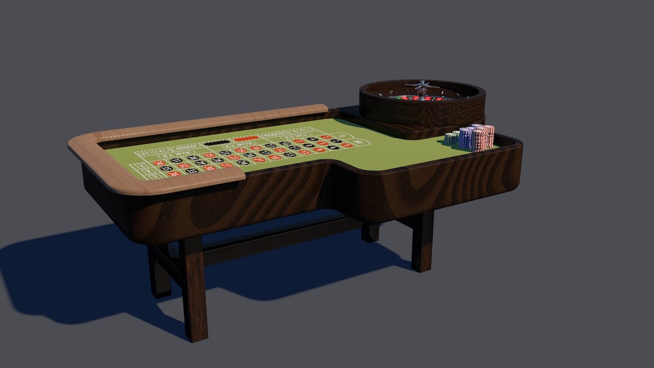 ArtStation - Roulette Table | Game Assets