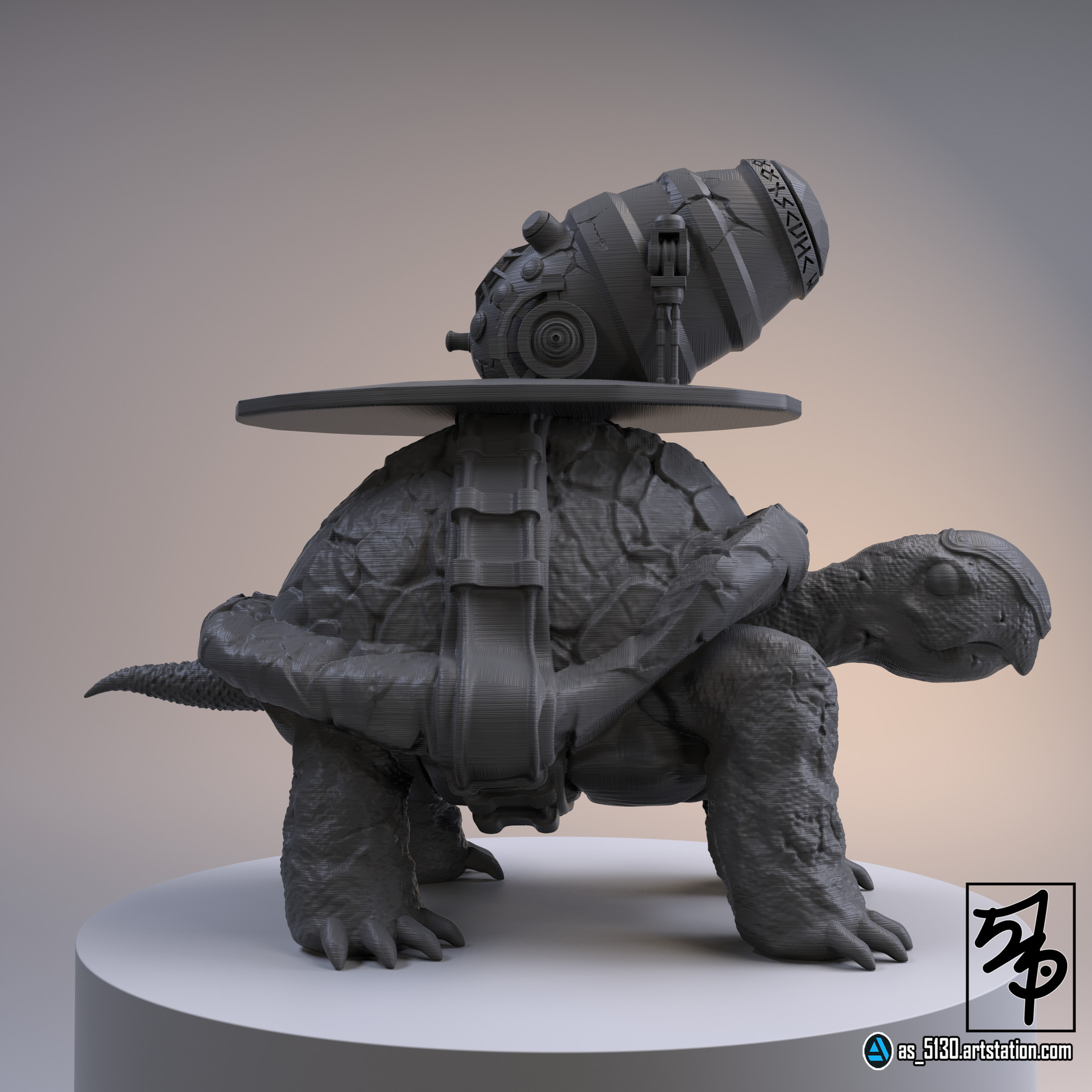 ArtStation - Tortuga del Desierto. (3D Printable Model) | Resources