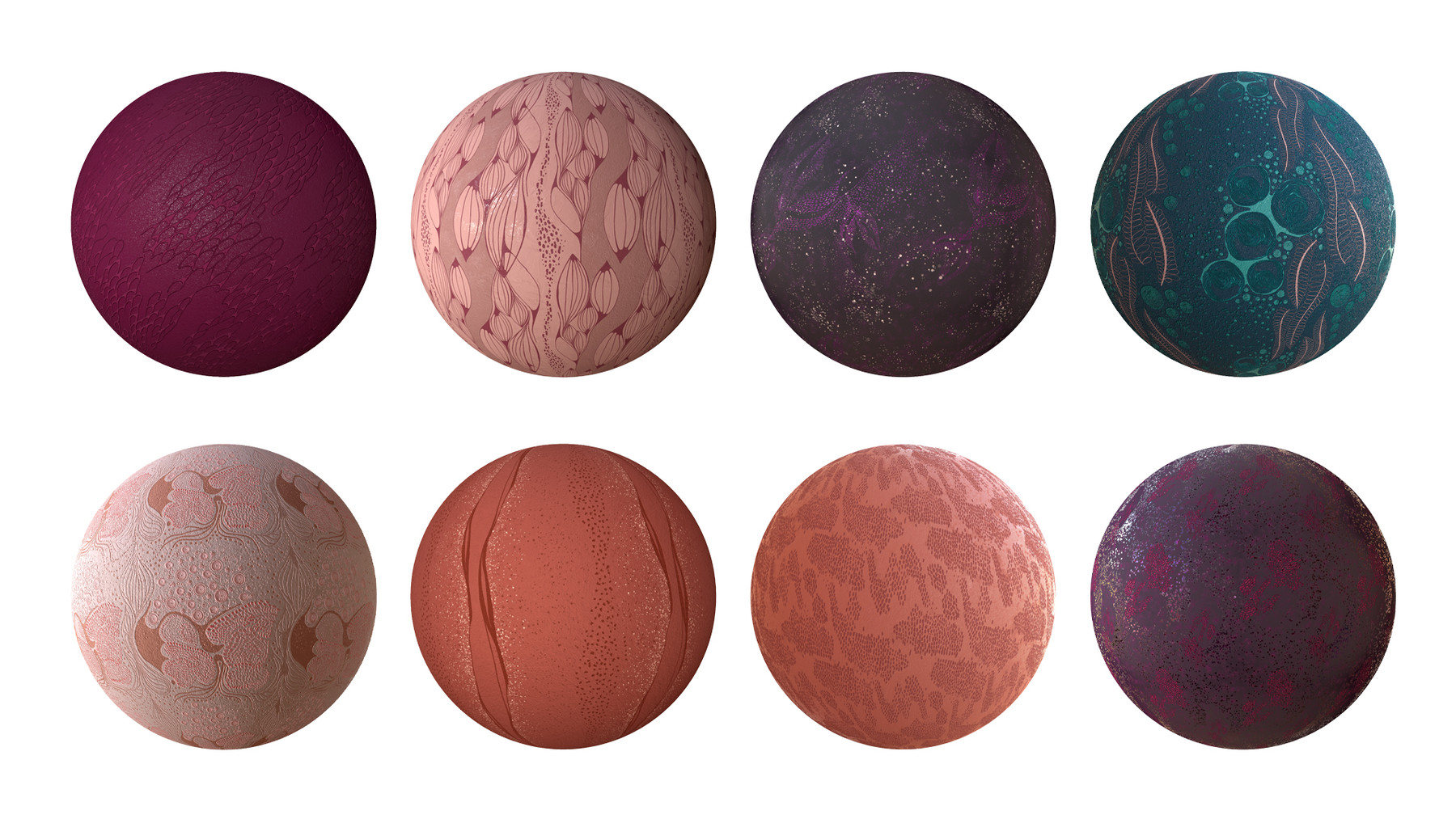 ArtStation - 50 Fantasy style textures illustrated with Substance ...