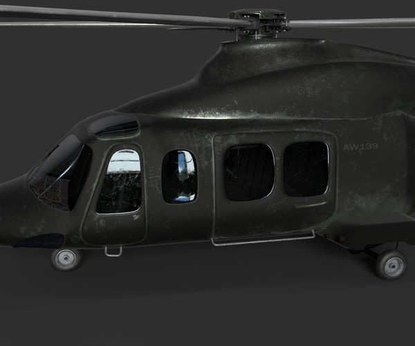 ArtStation - AgustaWestland AW139 (Two skins) | Game Assets