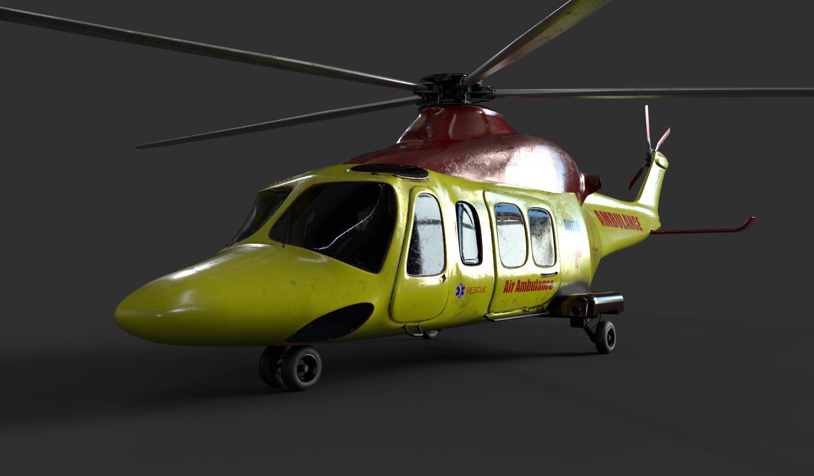 ArtStation - AgustaWestland AW139 (Two skins) | Game Assets