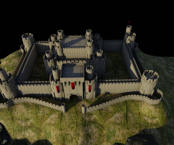 ArtStation - Path to Castle Scene | Game Assets