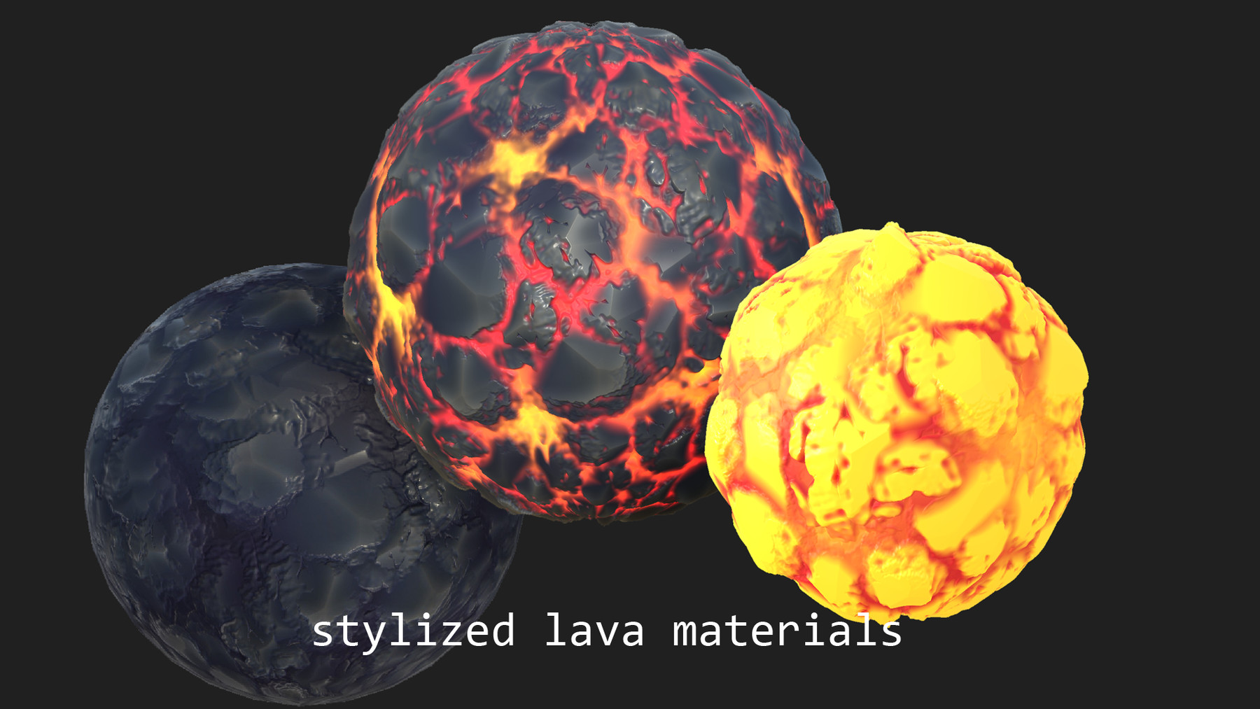 ArtStation - Stylized Lava materials | Game Assets