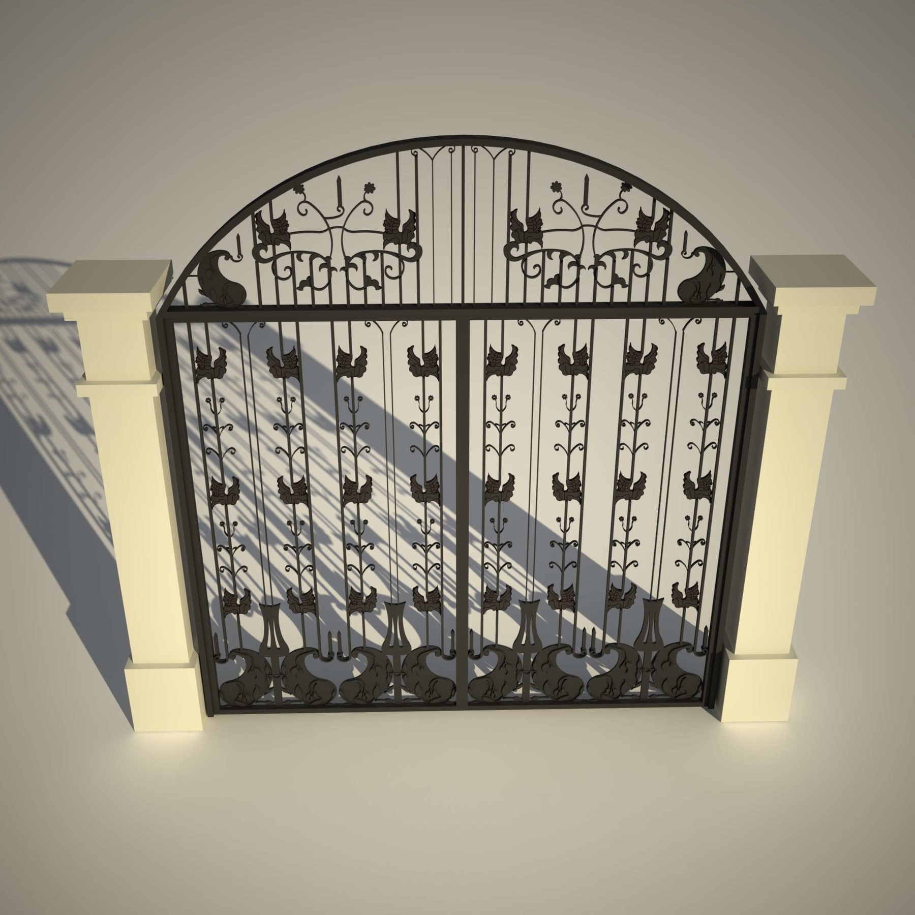 ArtStation - 3D Iron Gate2 | Resources