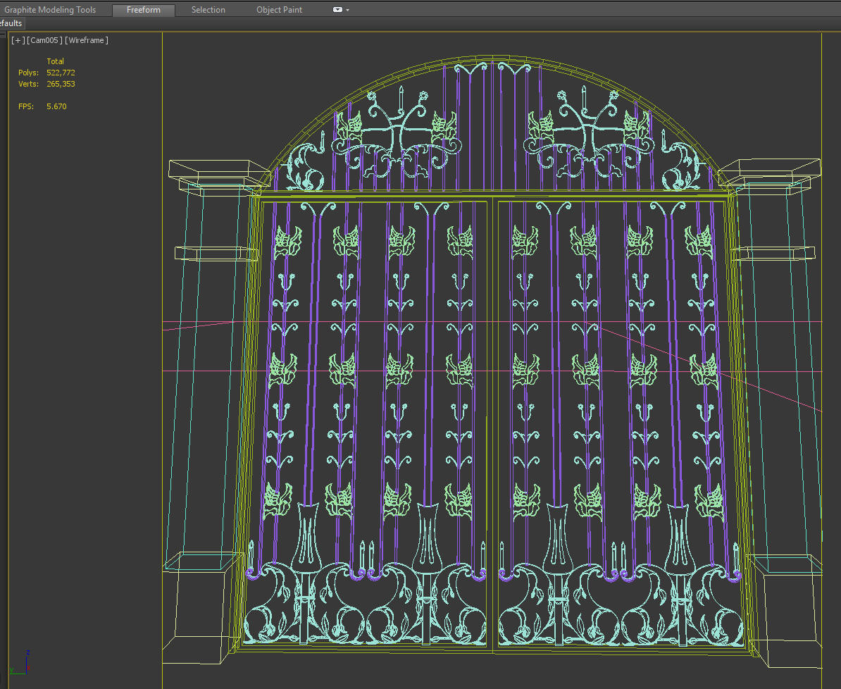 ArtStation - 3D Iron Gate2 | Resources