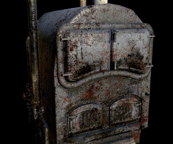 ArtStation - Boiler Furnace - PBR - Old Textured | Game Assets