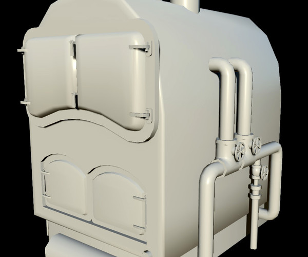 ArtStation - Boiler Furnace | Game Assets