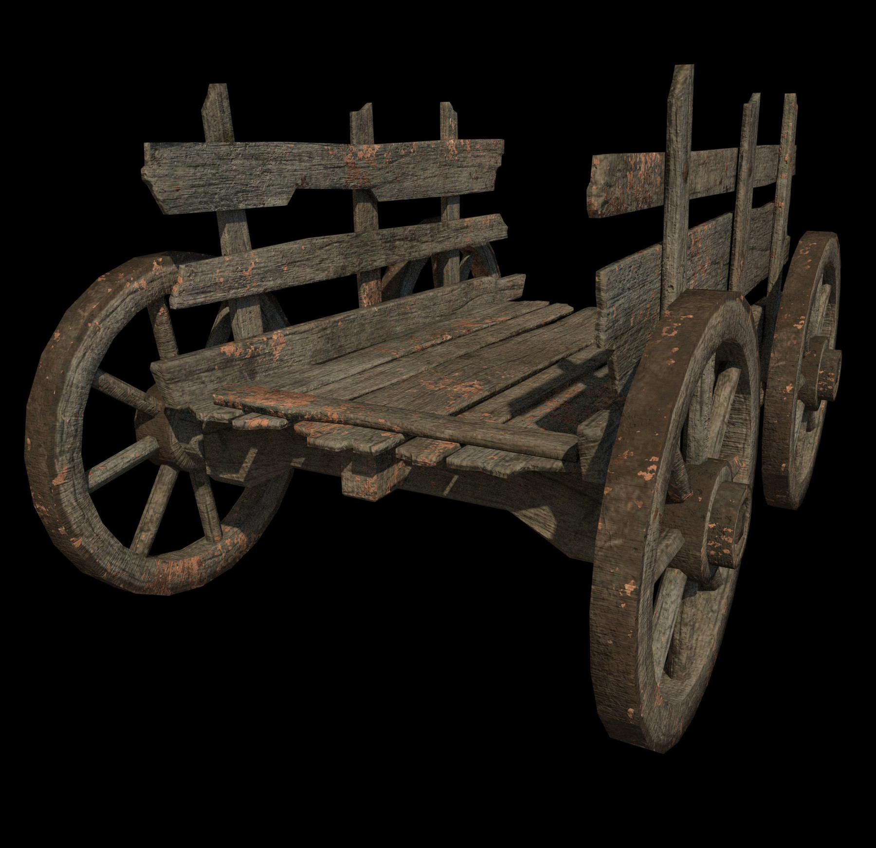 ArtStation - Wheel Cart - PBR - Textured | Resources