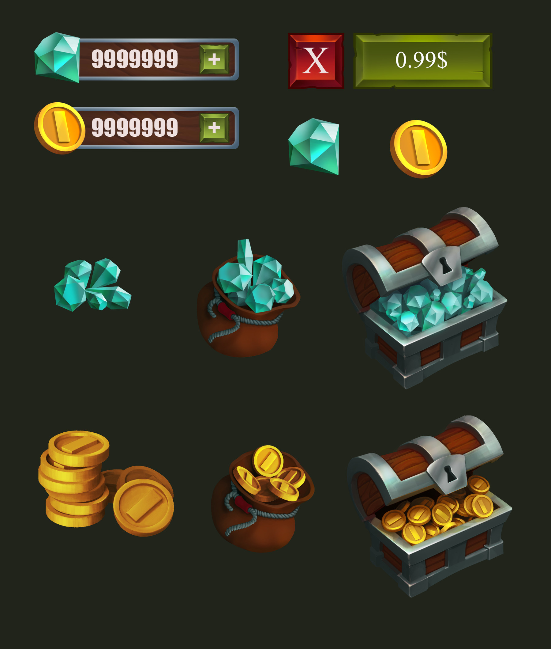 ArtStation - Game RPG shop interface | Game Assets