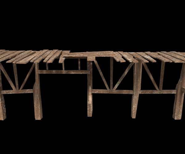 ArtStation - Wooden Platform - PBR - Textured | Resources