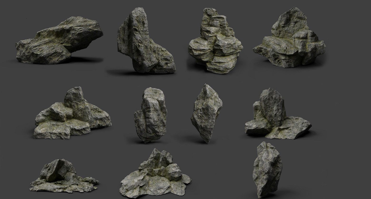 ArtStation - Rock Collection 003 | Game Assets