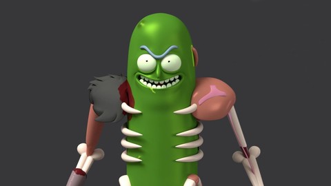 ArtStation - Pickle Rick rat suit 3D model | Resources
