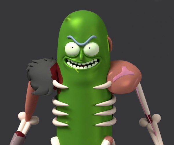 ArtStation - Pickle Rick rat suit 3D model | Resources