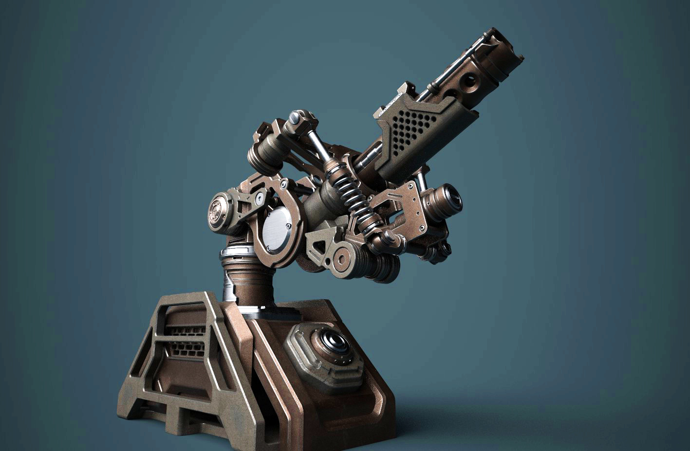 ArtStation - Sci-fi Cannon | Game Assets