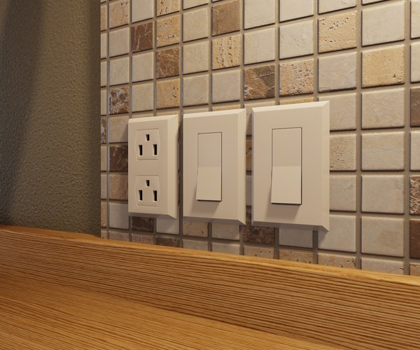 ArtStation - Free Wall outlets and switches pack | Resources
