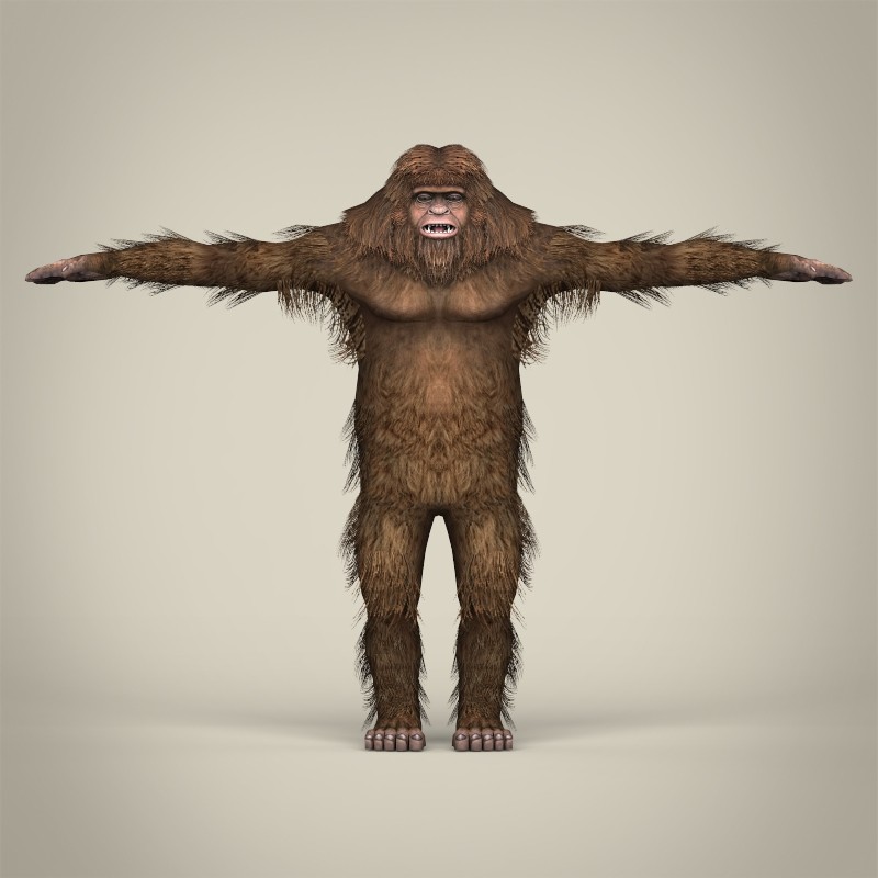 Khushbu Patel - Low Poly Sasquatch 3D Model