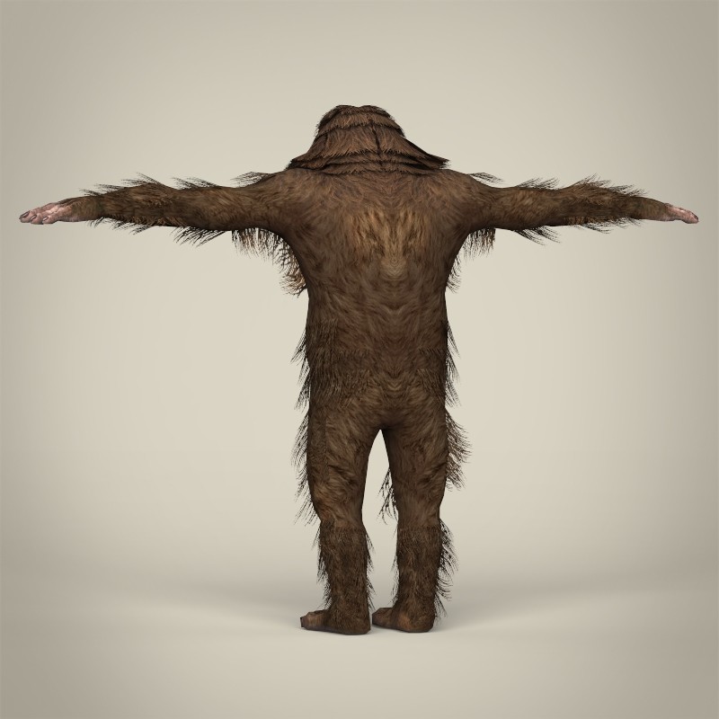 ArtStation - Low Poly Sasquatch 3D Model | Game Assets