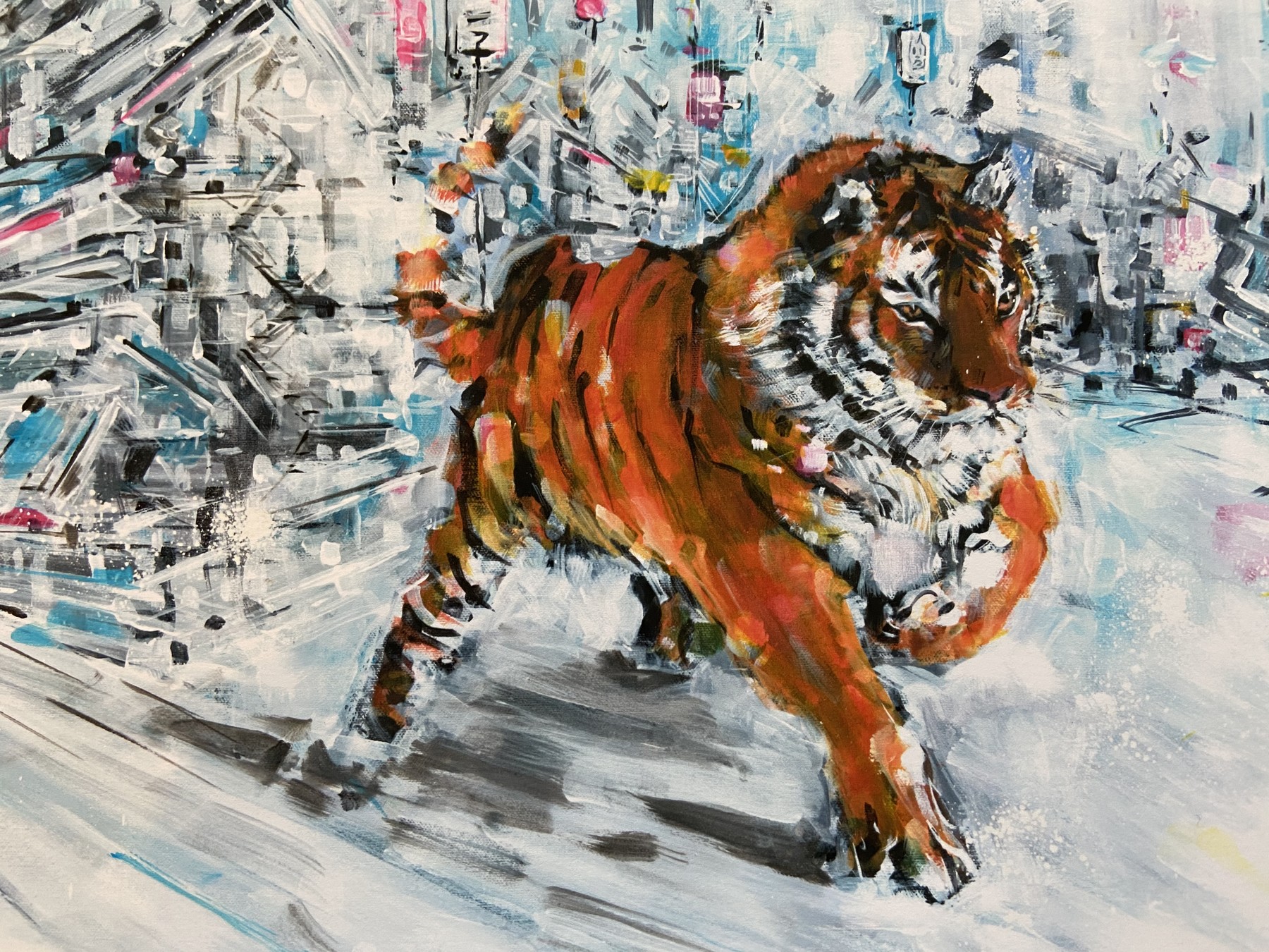 ArtStation - Tiger In Snow | Artworks