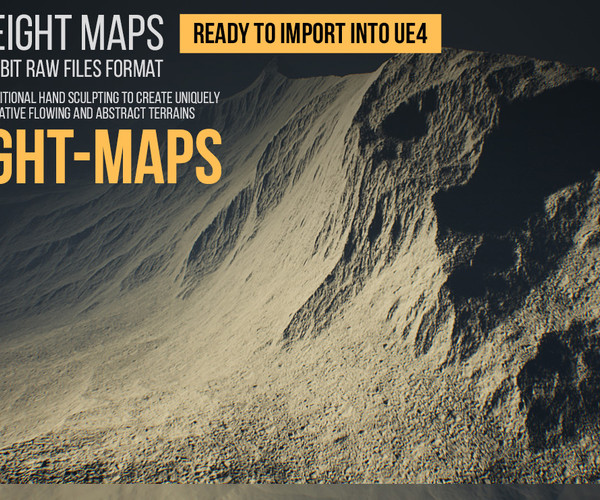 ArtStation - UE4 Terrain Height Maps | Game Assets