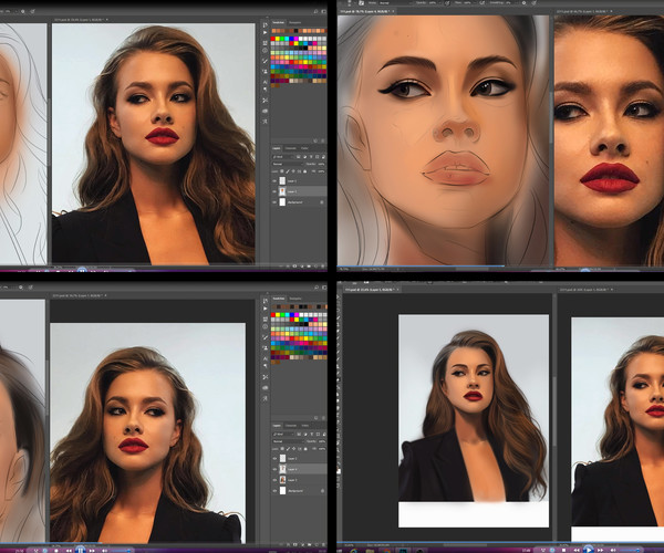 ArtStation - Portrait Painting in Photoshop Video Tutorial | Tutorials