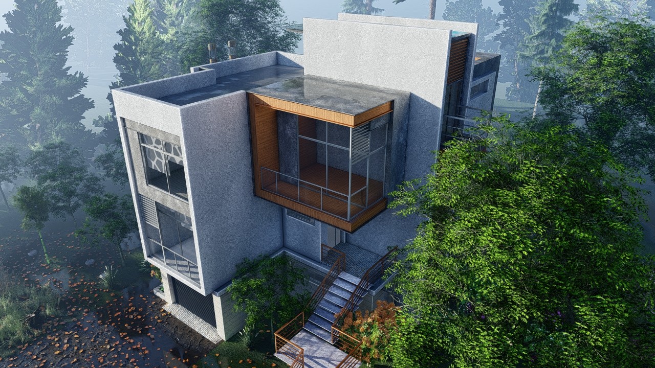 ArtStation - Exterior villa | Game Assets