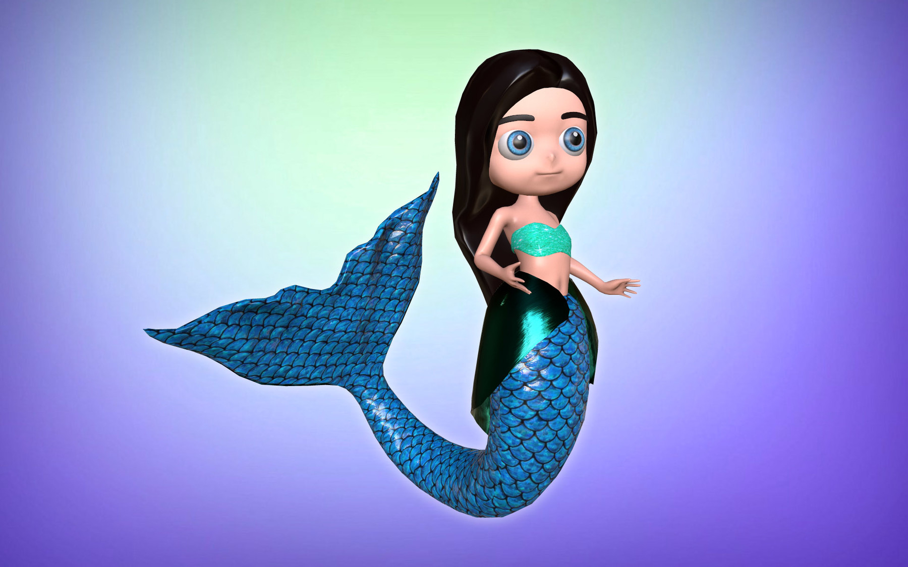 ArtStation - Sweet mermaid Pack | Game Assets