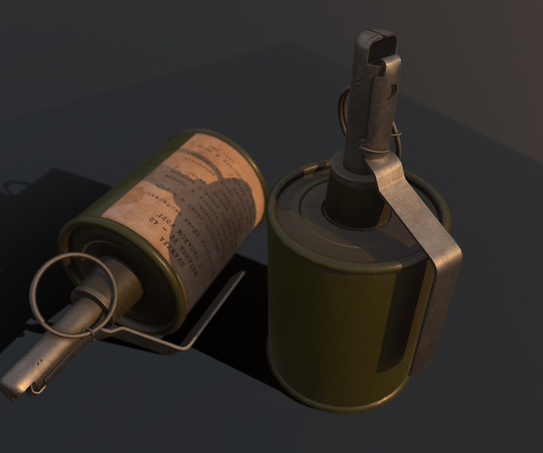ArtStation - RG-42 (WW2 USSR Hand Grenade) | Game Assets