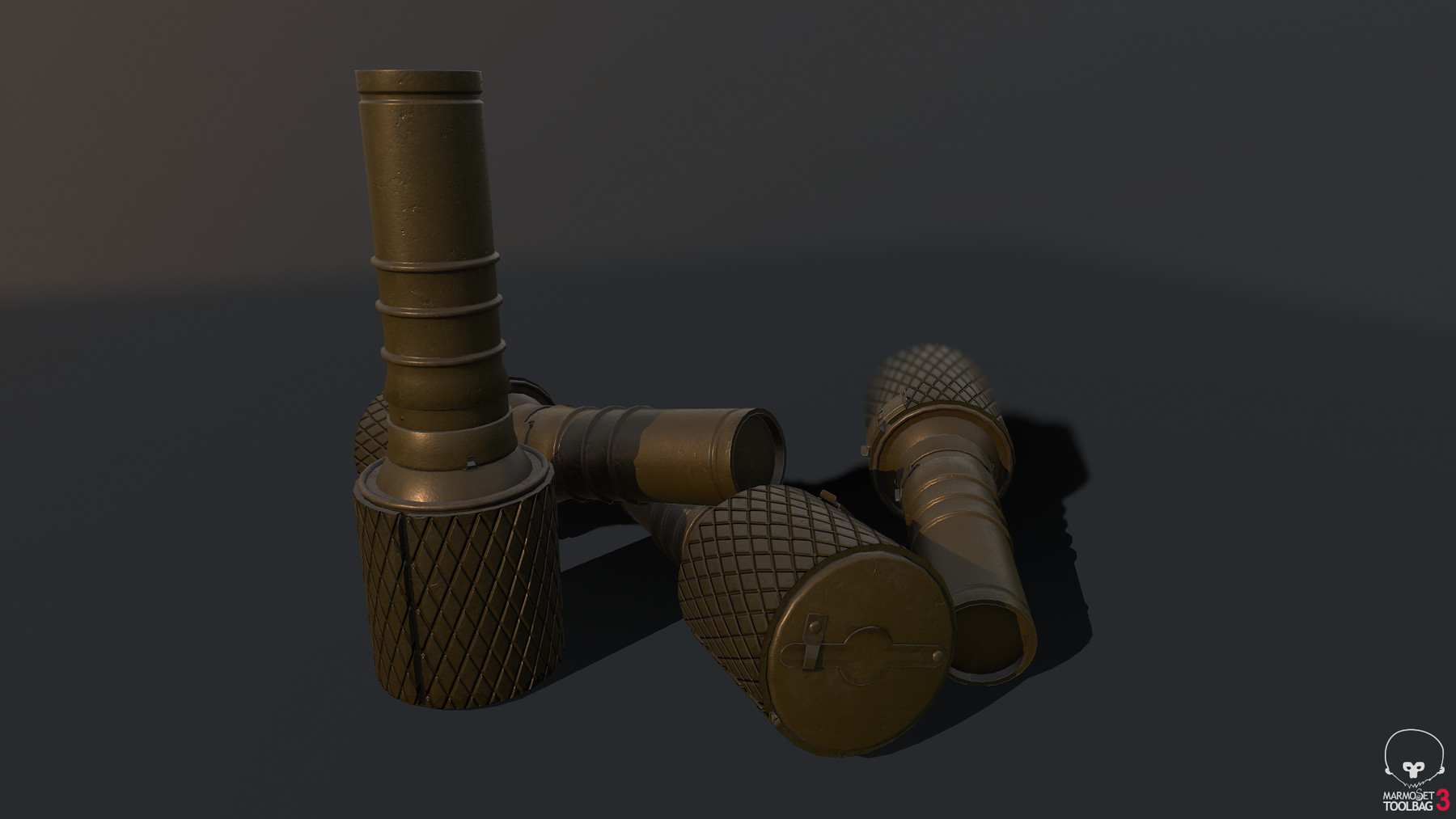 ArtStation - RGD-33 (WW2 USSR Hand Grenade) | Game Assets