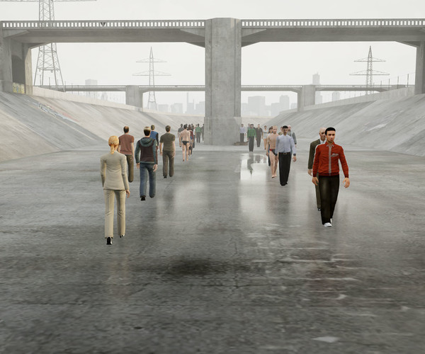 ArtStation - Population System Full Pack | Game Assets