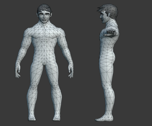 ArtStation - Game-Ready Stylized Male Basemesh | Game Assets