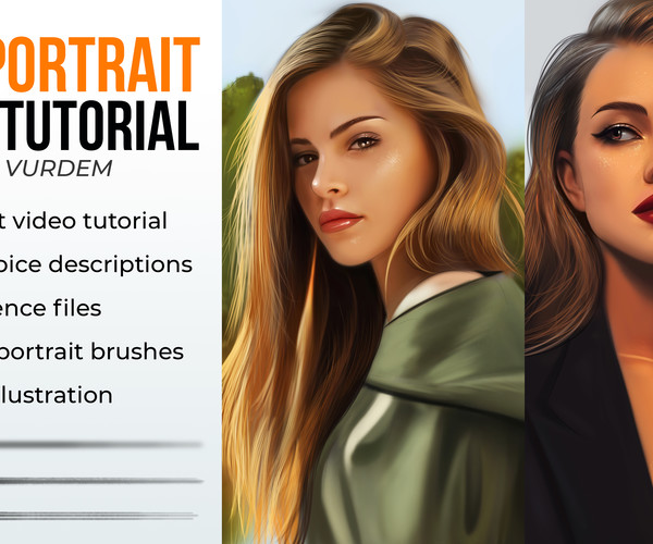 ArtStation - Two - Portrait video tutorial bundle | Tutorials