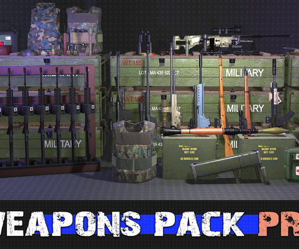 ArtStation - Weapons Pack PRO | Game Assets