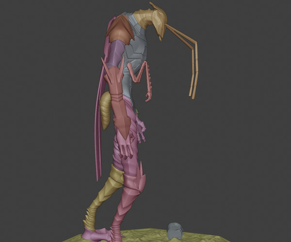 ArtStation - Concept Action Figure 3d Model for 3d print: Beru-Shadow ...