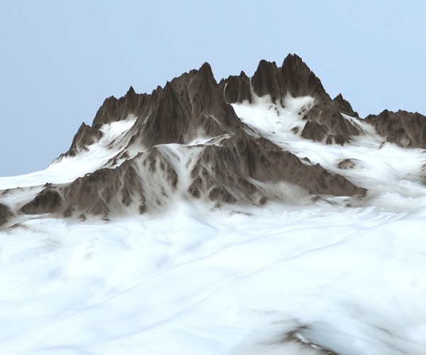 ArtStation - snow mountain | Game Assets