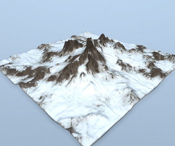 ArtStation - snow mountain | Game Assets