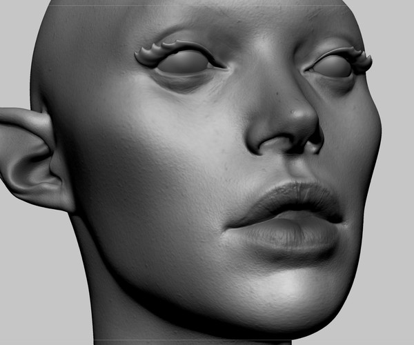 ArtStation - Female Head 07 | Resources
