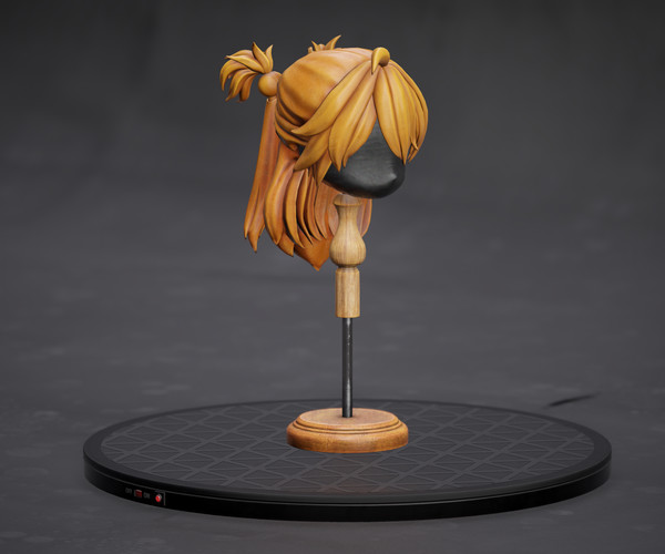 ArtStation - Long Hair for Nendoroid | Game Assets