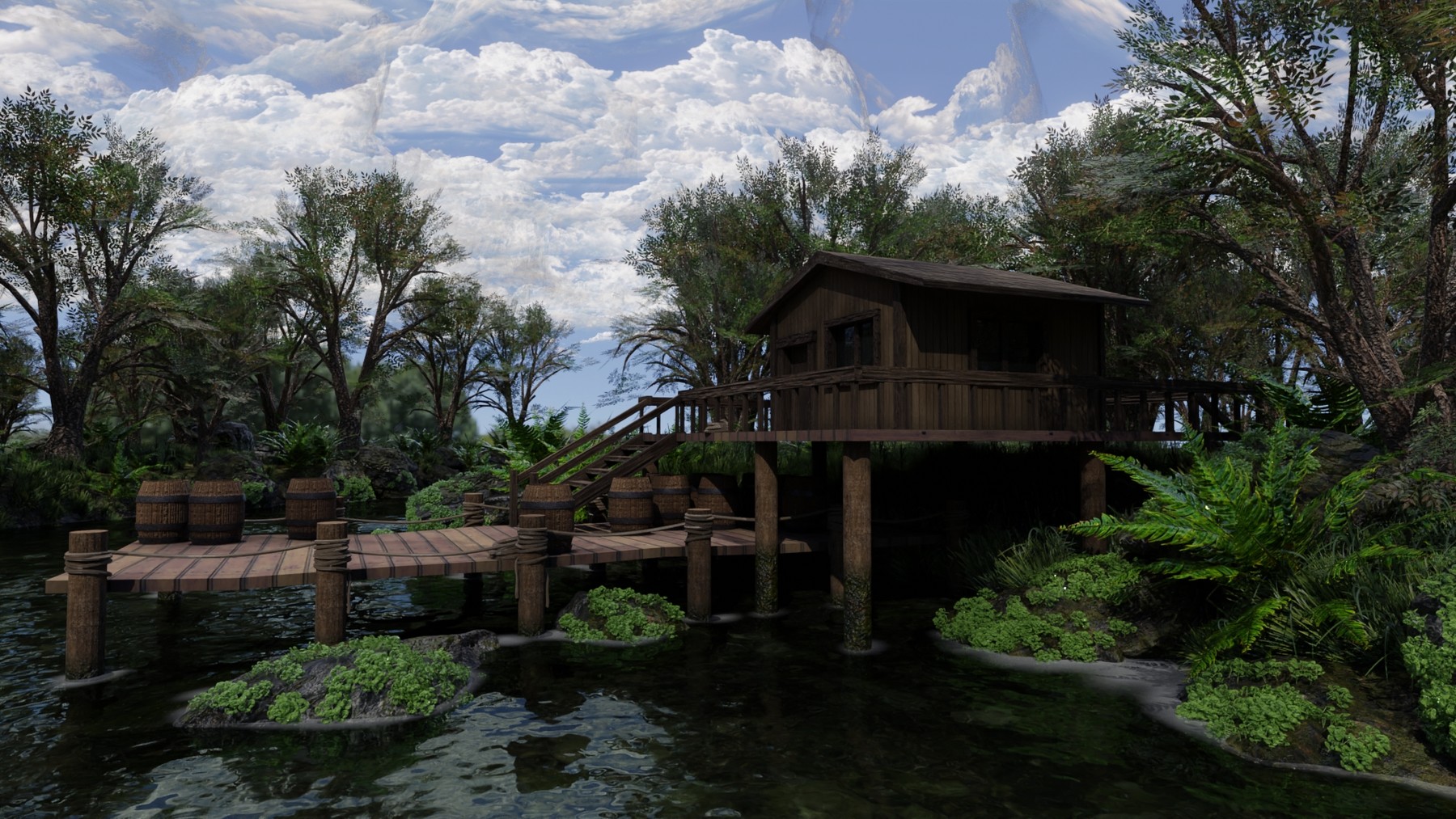 ArtStation - River Scene | Game Assets