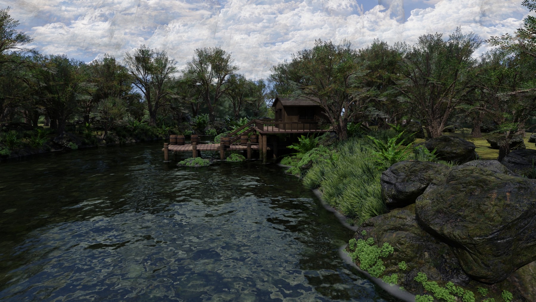 ArtStation - River Scene | Game Assets