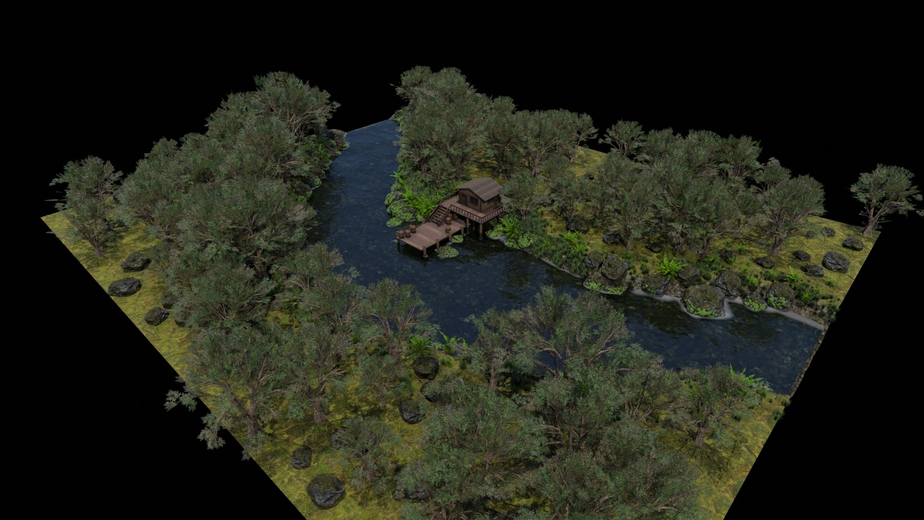 ArtStation - River Scene | Game Assets