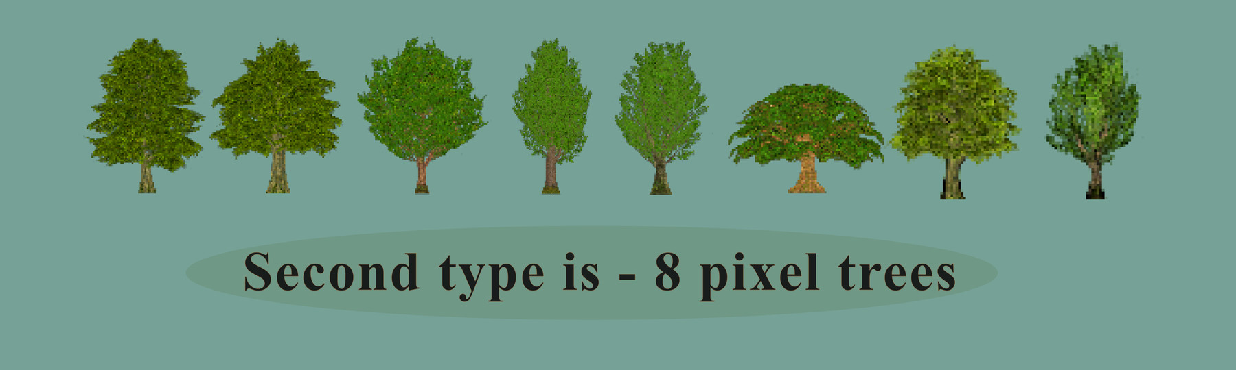 ArtStation - MindEst - 2D Pixel Tree Asset Pack | Game Assets