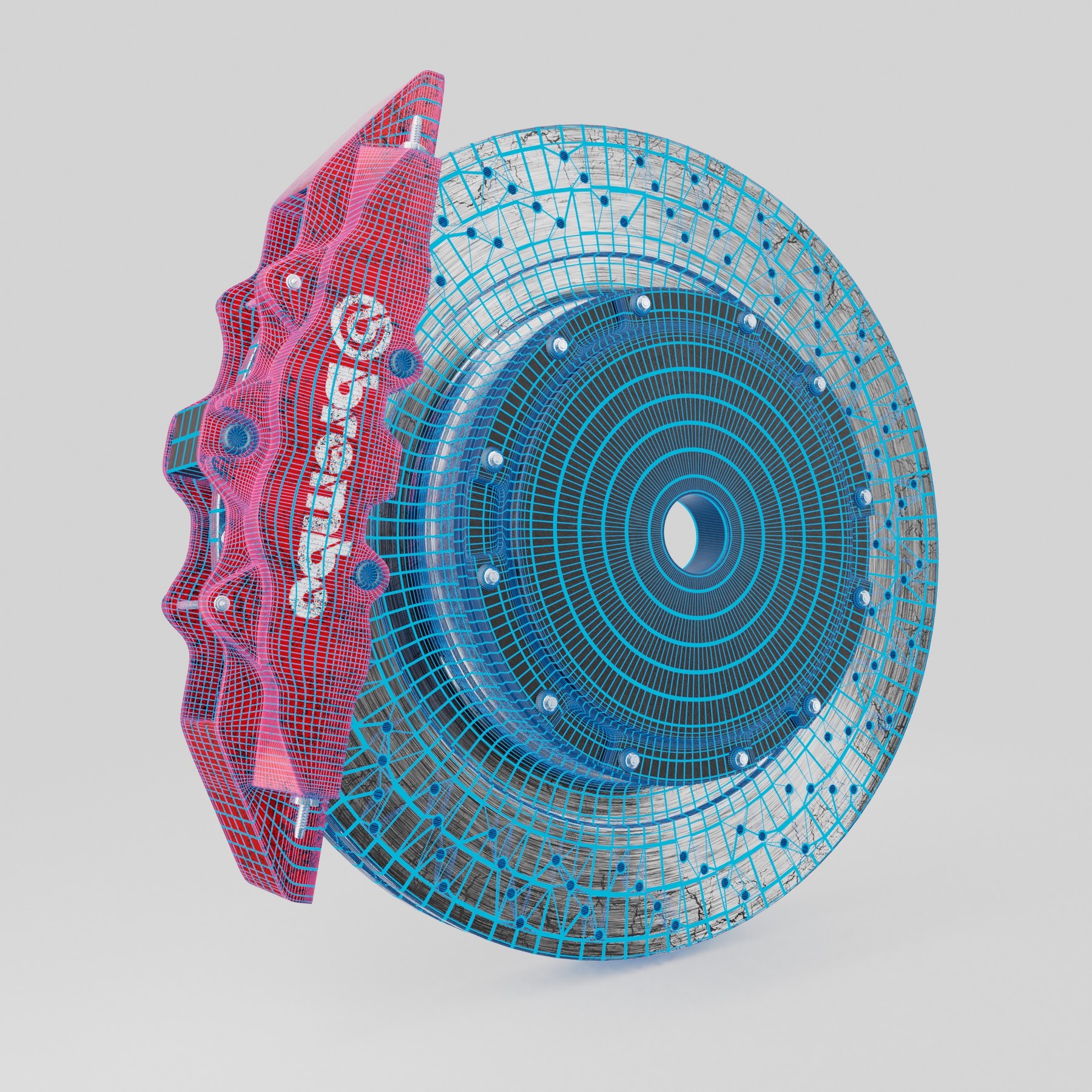 ArtStation - car brake disc 3d model | Resources