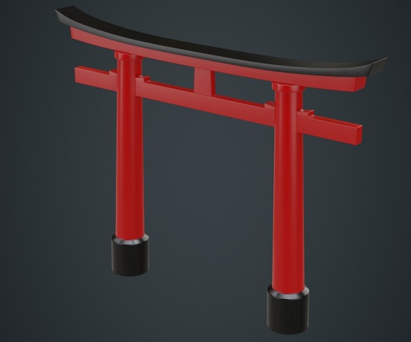 ArtStation - Torii Gate 1A | Game Assets